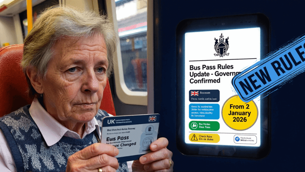 UK Government Confirms Bus Pass Rule Changes Starting 2 January 2026 ...